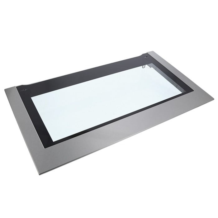 Buy Panel Door Glass Front Stainless Steel 591.5 X 33